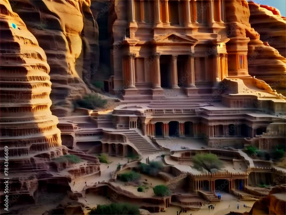 Vidéo Stock Heavenly Temple: A blend of ancient architecture and ...