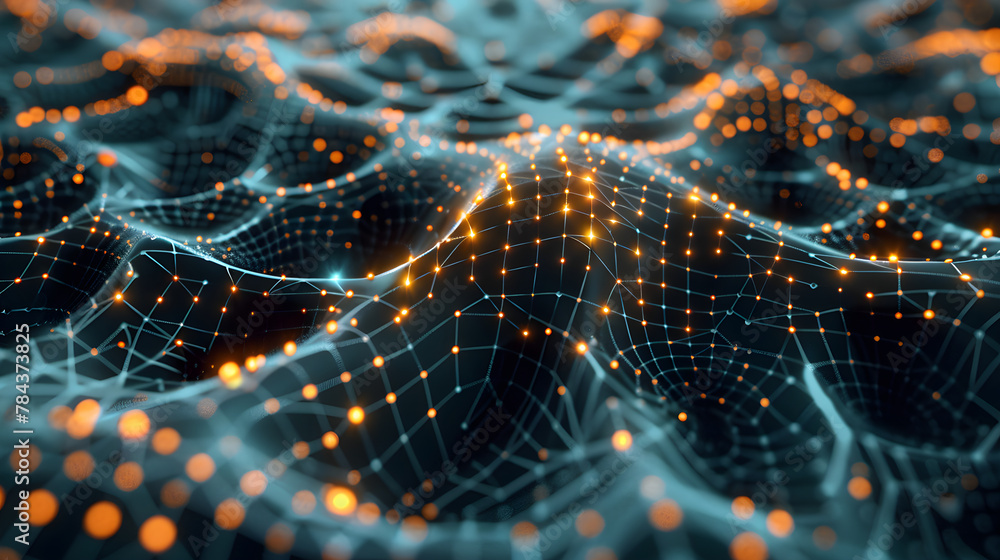 Foto de Illustration Showing a Complex Neural Network Architecture for ...