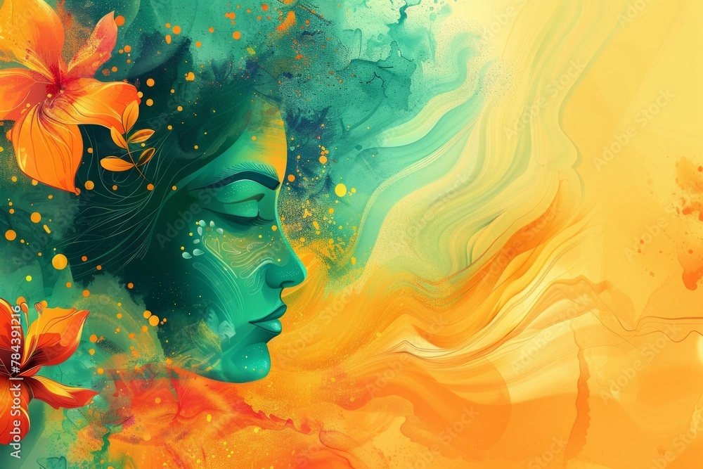 abstract background for new year Thingyan, Vishu, Puthandu, Poila ...