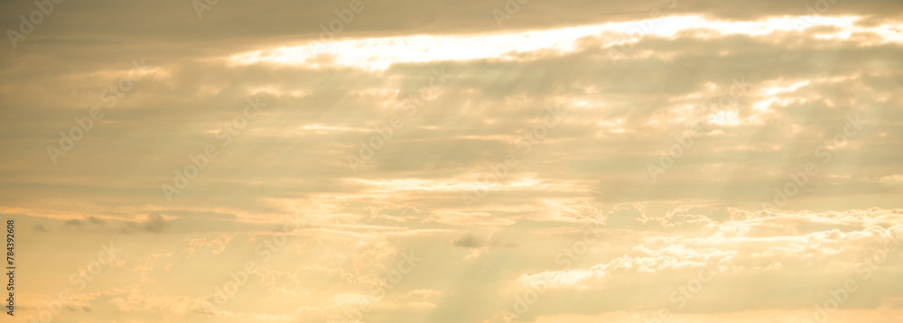 golden sun rays sunlight beams through clouds tyndall effect texture ...