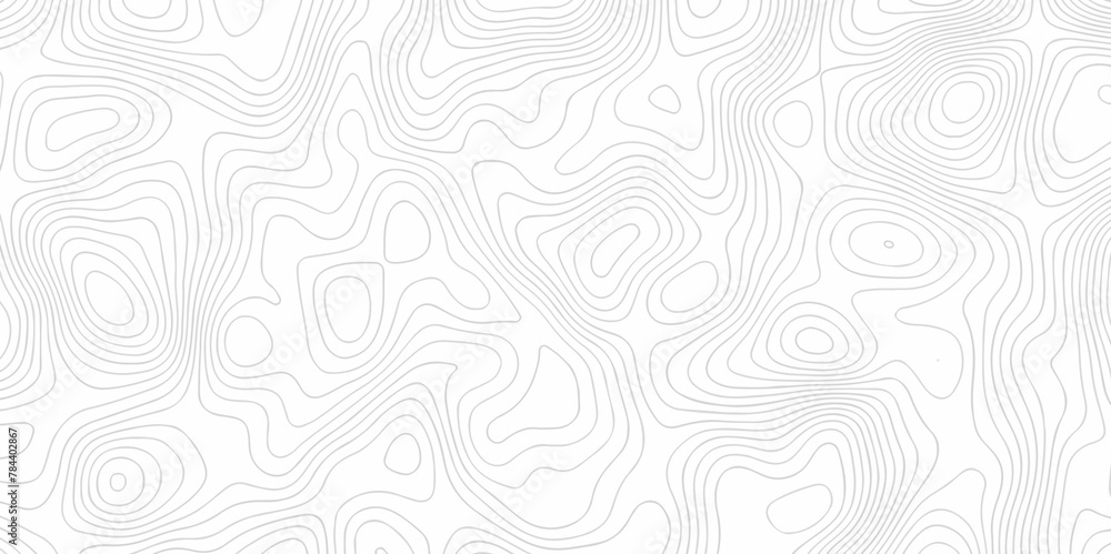 Vector geography landscape Topo contour map on white background ...
