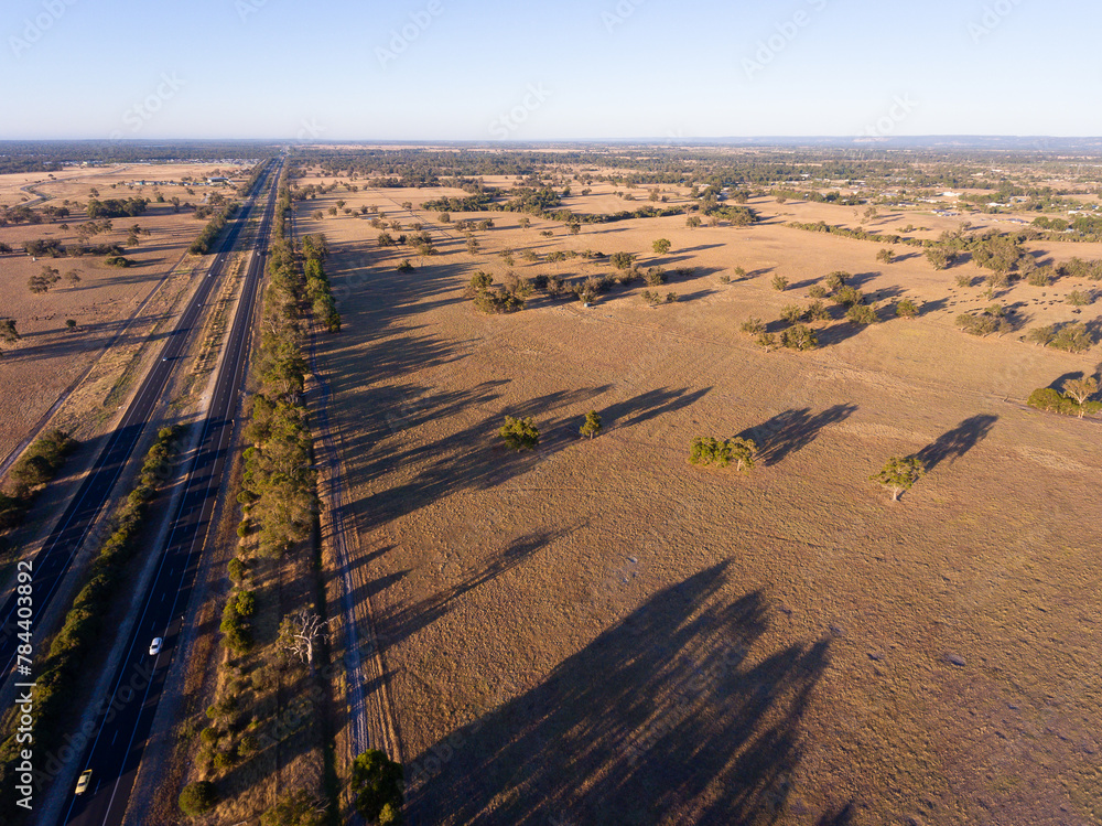 the forrest highway traversing coastal plain towards Darling Scarp ...