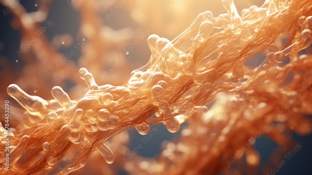 Protein ligand binding examined under microscope in abstract ...