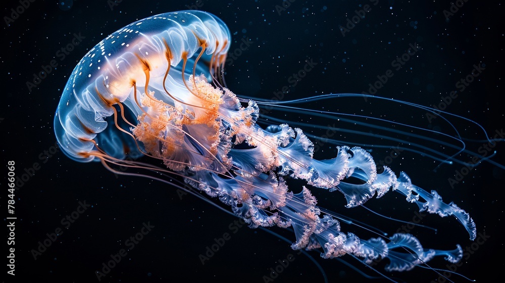 A captivating illustration captures the elegant movements of a ...