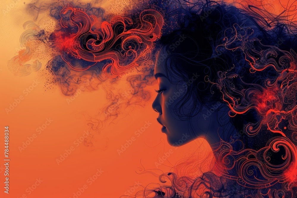 abstract backrgound for south east asian Heritage Month, Asian American ...