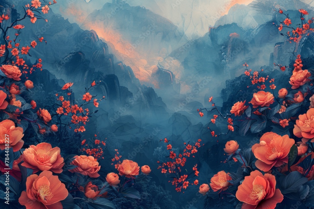 abstract backrgound for south east asian Heritage Month, Asian American ...