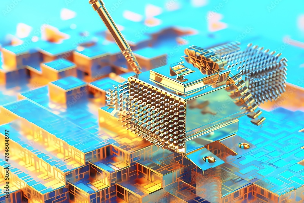 Small motors whir as the electronic device takes tentative steps, its ...