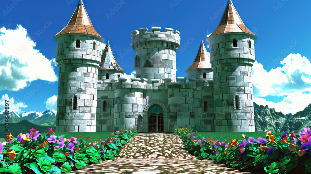 Fantasy Castle: 3D Home Design Inspired by Fairy Tales with Turrets ...