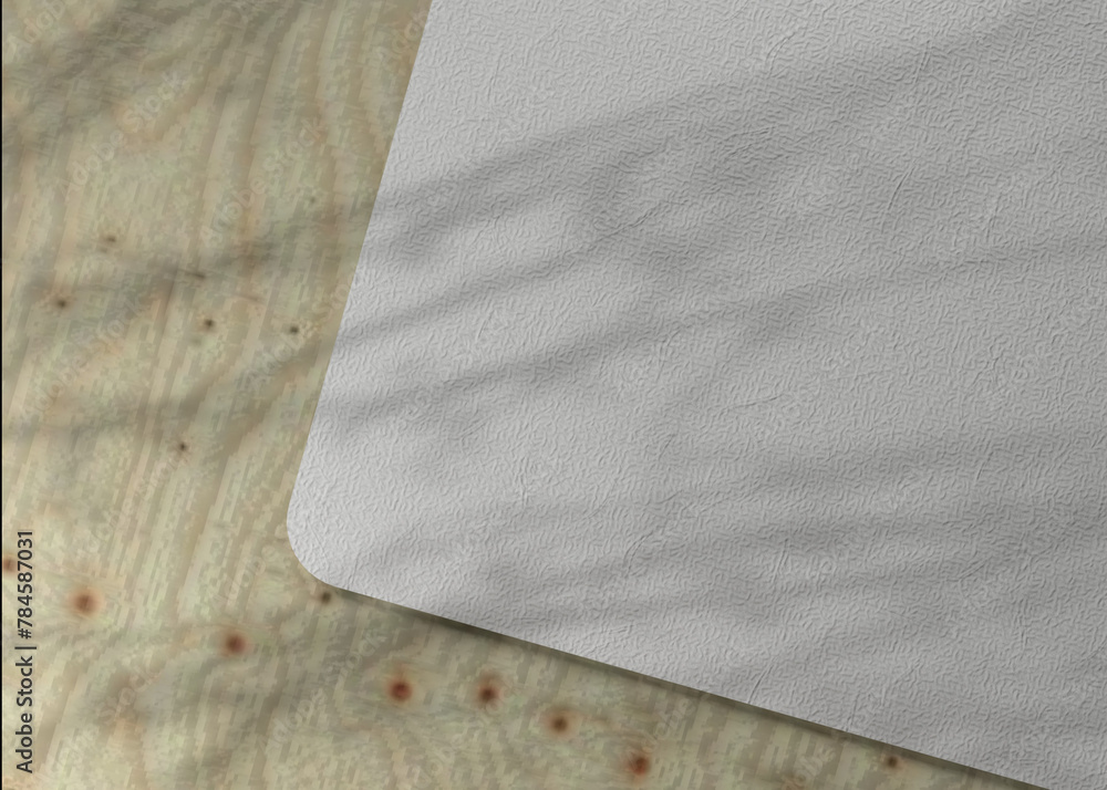 Logo Mockup on Linen Paper Stock Illustration | Adobe Stock