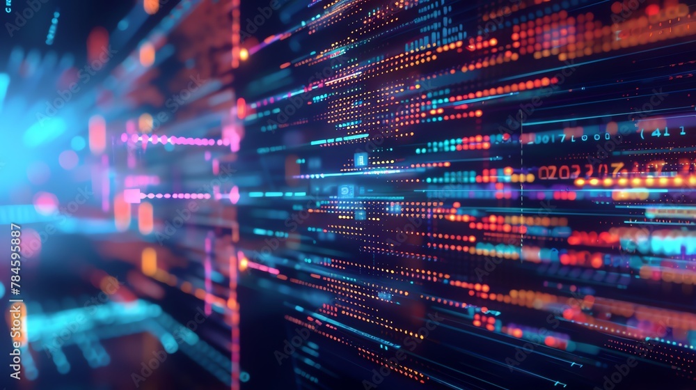 an realisttic background illustration for a knowledge base, database ...