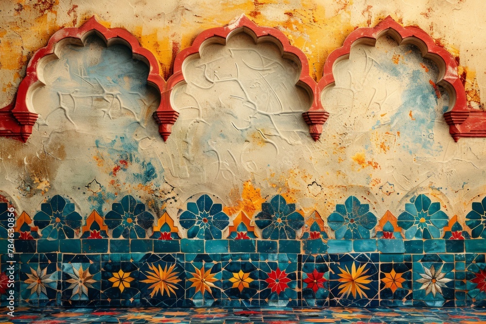 arabic pattern and lot of negative space, banner for Arabic american ...