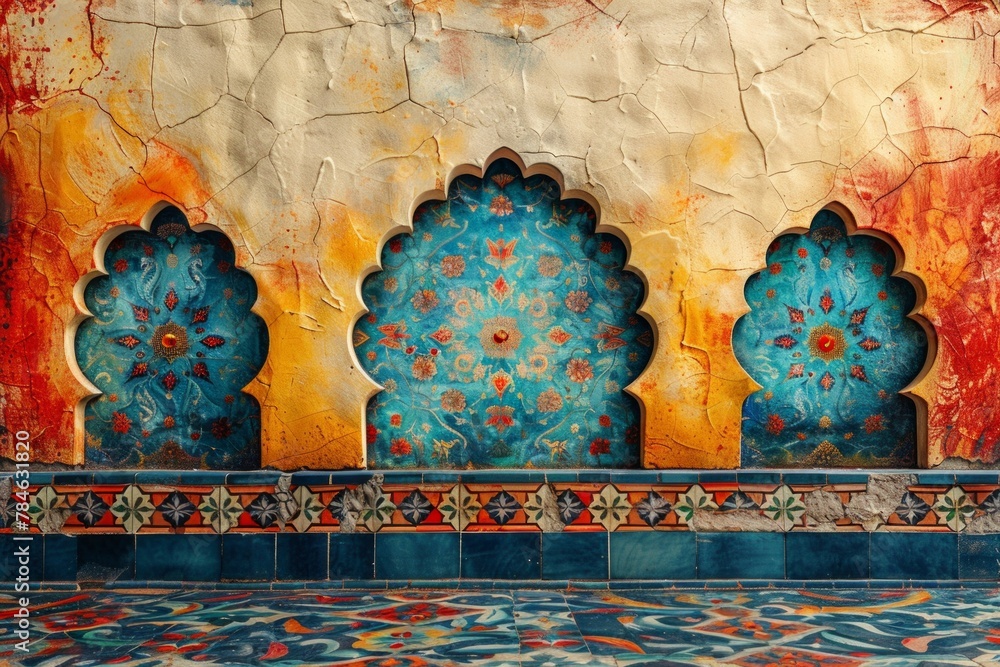 arabic pattern and lot of negative space, banner for Arabic american ...