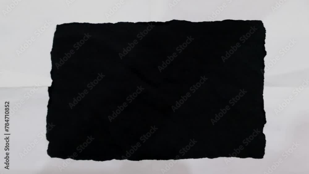 Ripped Paper Texture Border Overlay. Paper Texture. Seamless Loop. 4K ...