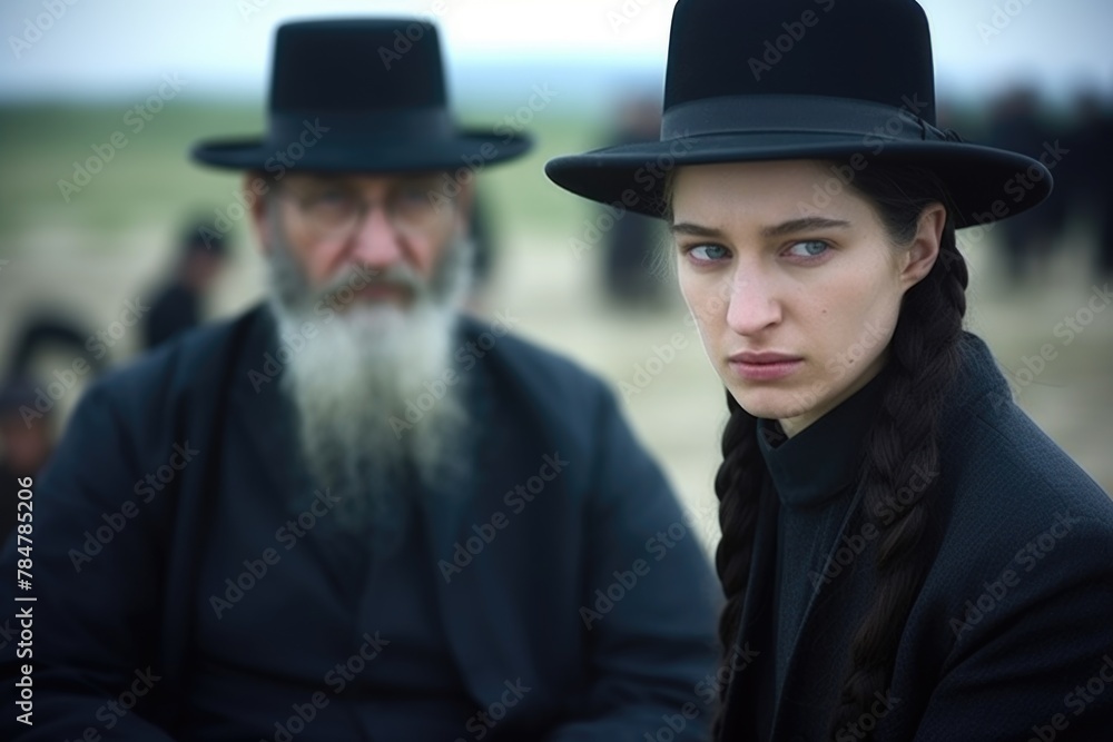 Portrayal of Amish people, traditional lifestyle, close bonds of ...