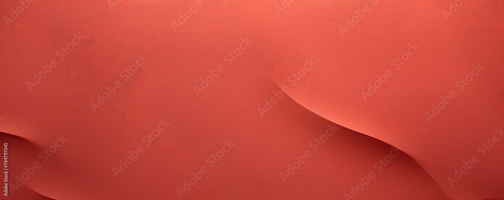 Coral background with subtle grain texture for elegant design, top view ...