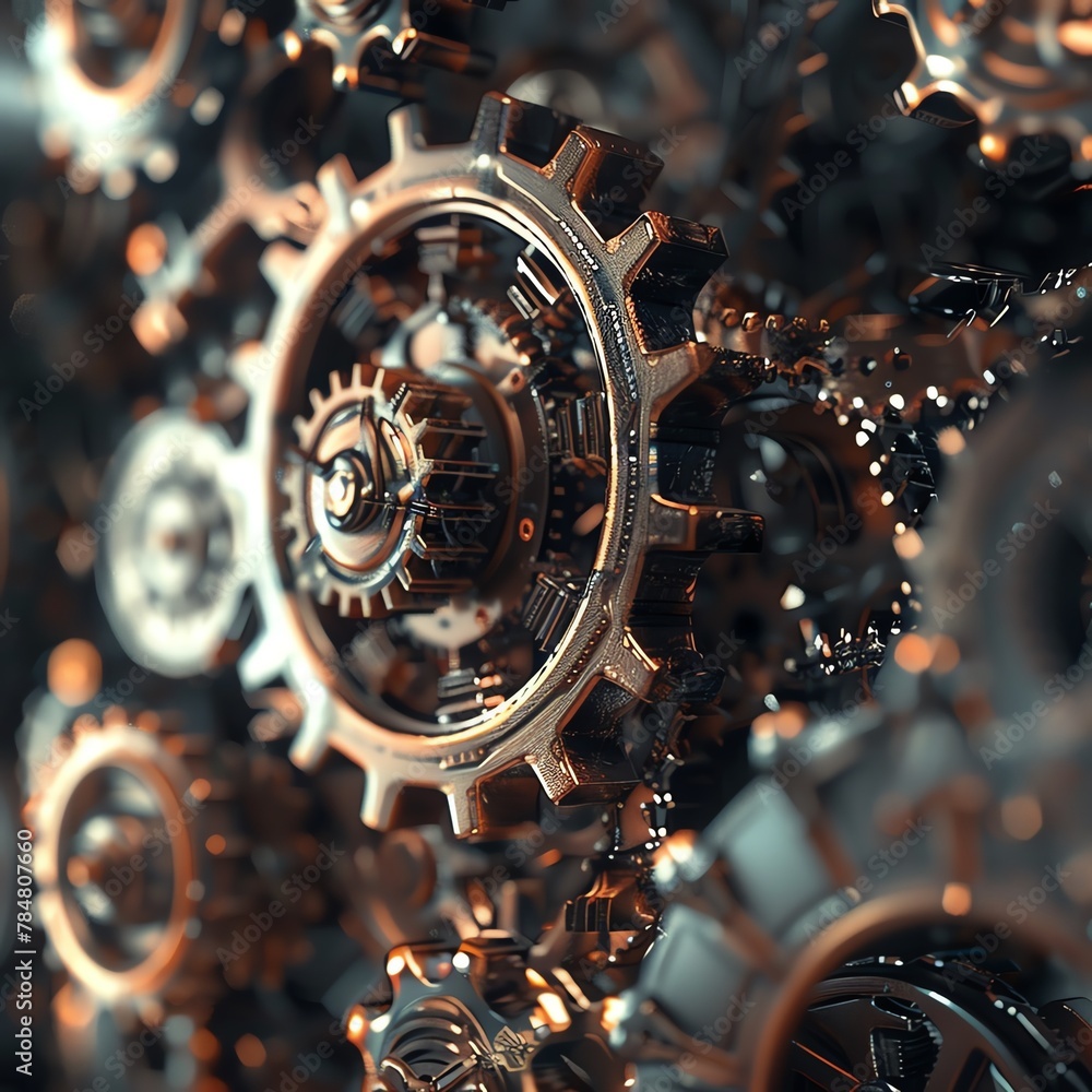 Utilize digital rendering techniques to depict a complex network of ...