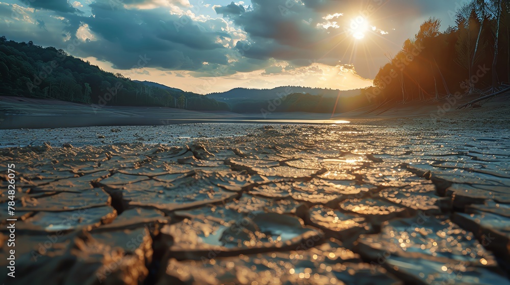 Foto de DroughtStricken Waterscapes, showcasing lakes and rivers ...