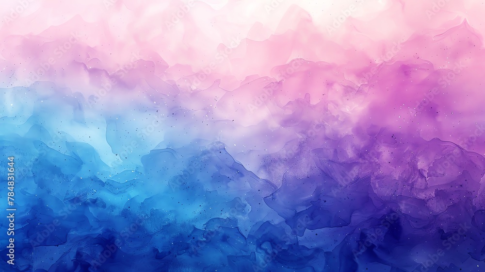 Cool tone watercolor gradient, serene blues and purples, professional ...