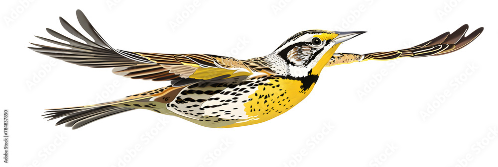 Iconic Flight of the Western Meadowlark: Celebrating North Dakota's ...