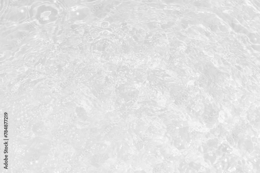 White water with ripples on the surface. Defocus blurred transparent ...