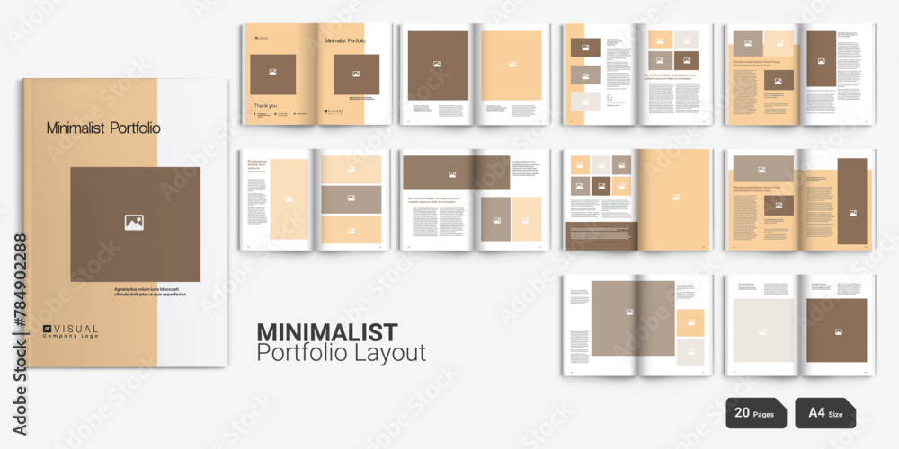 Minimalist Portfolio Template Portfolio Layout Design Portfolio Layout ...