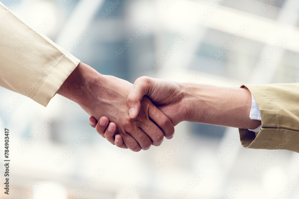 Arab Businessman shaking hands together. Teamwork business partner wear ...