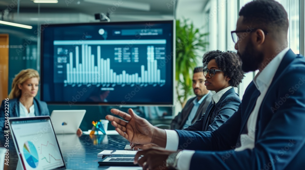 Indian Male Product Distribution Expert Holding Laptop Computer ...