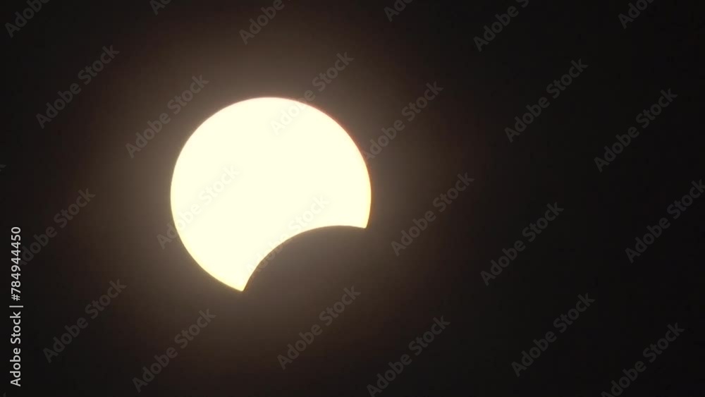 Timelapse of the April 8, 2024 solar eclipse as seen from Meridian ...