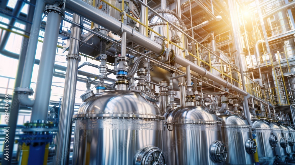 bioreactor system used for large-scale fermentation of microorganisms ...