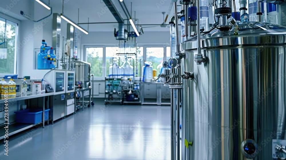 bioreactor system used for large-scale fermentation of microorganisms ...