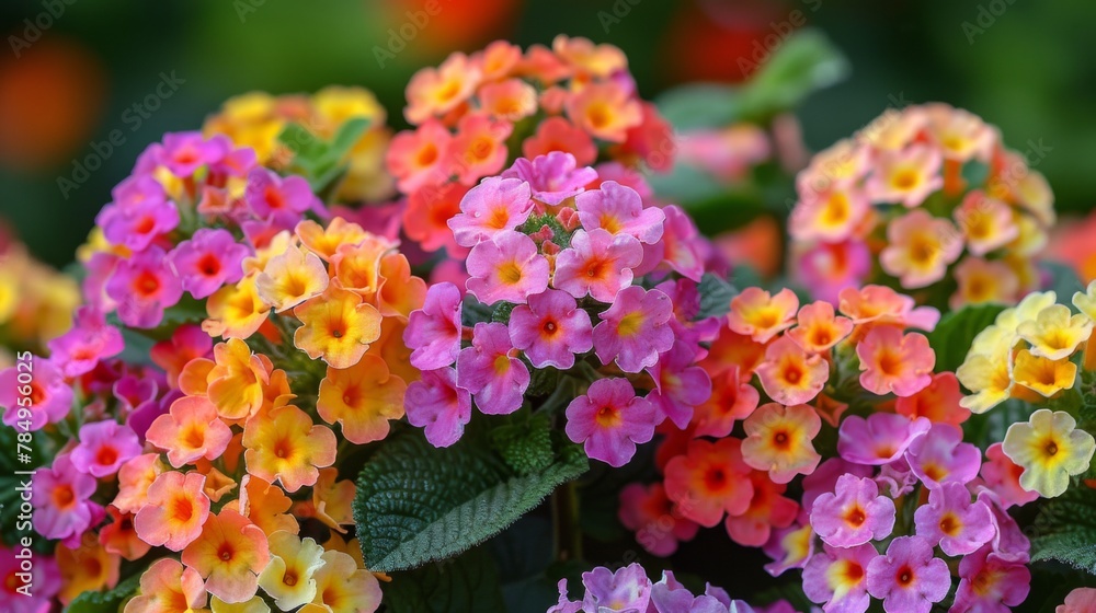 Lantana montevidensis, commonly known as trailing lantana or purple ...