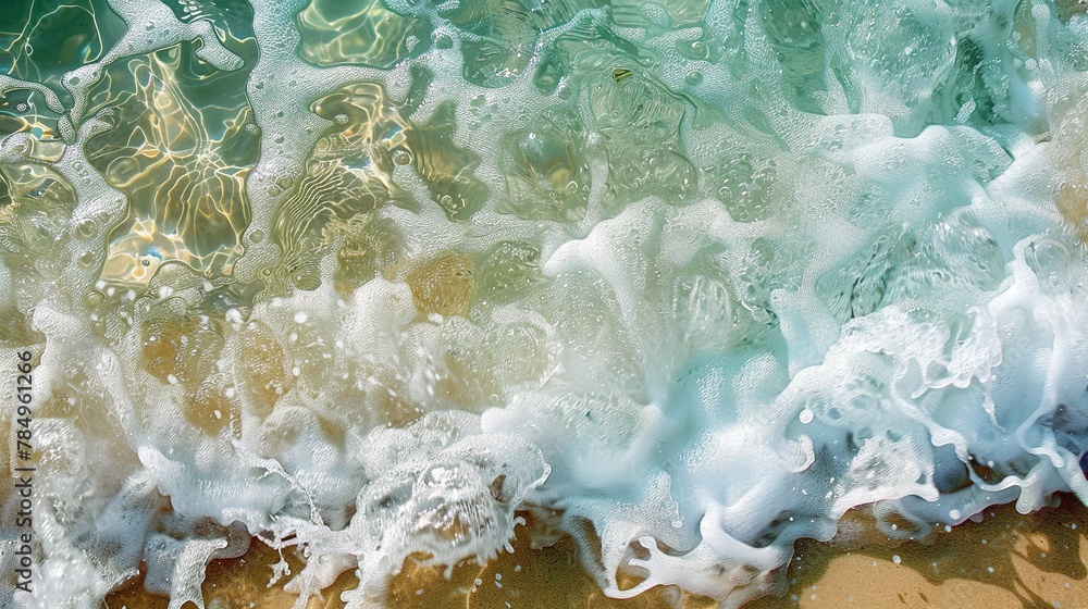 Macro Ocean Textures: Close-up shots of water, sand, or sea life that ...