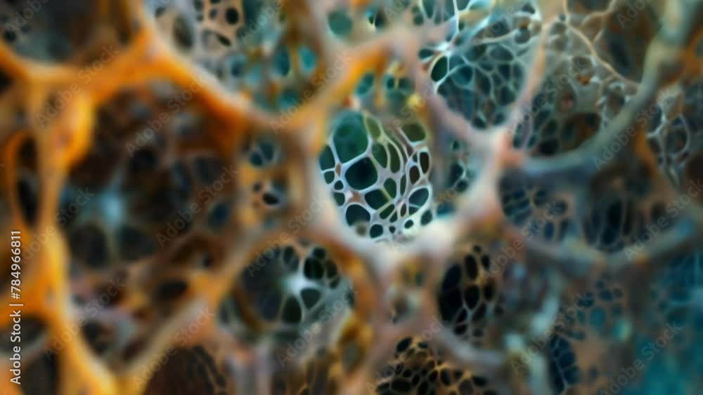 A closer look at the cytoskeleton of an animal cell revealing its ...