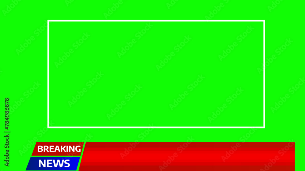 breaking news background green screen, abstract green breaking news ...
