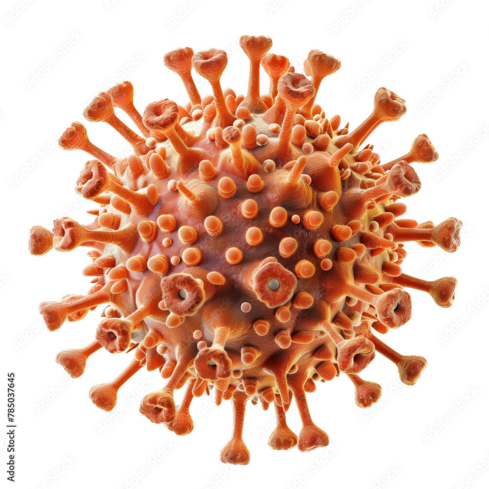 rotavirus the bacterium is isolated on a transparent background ...