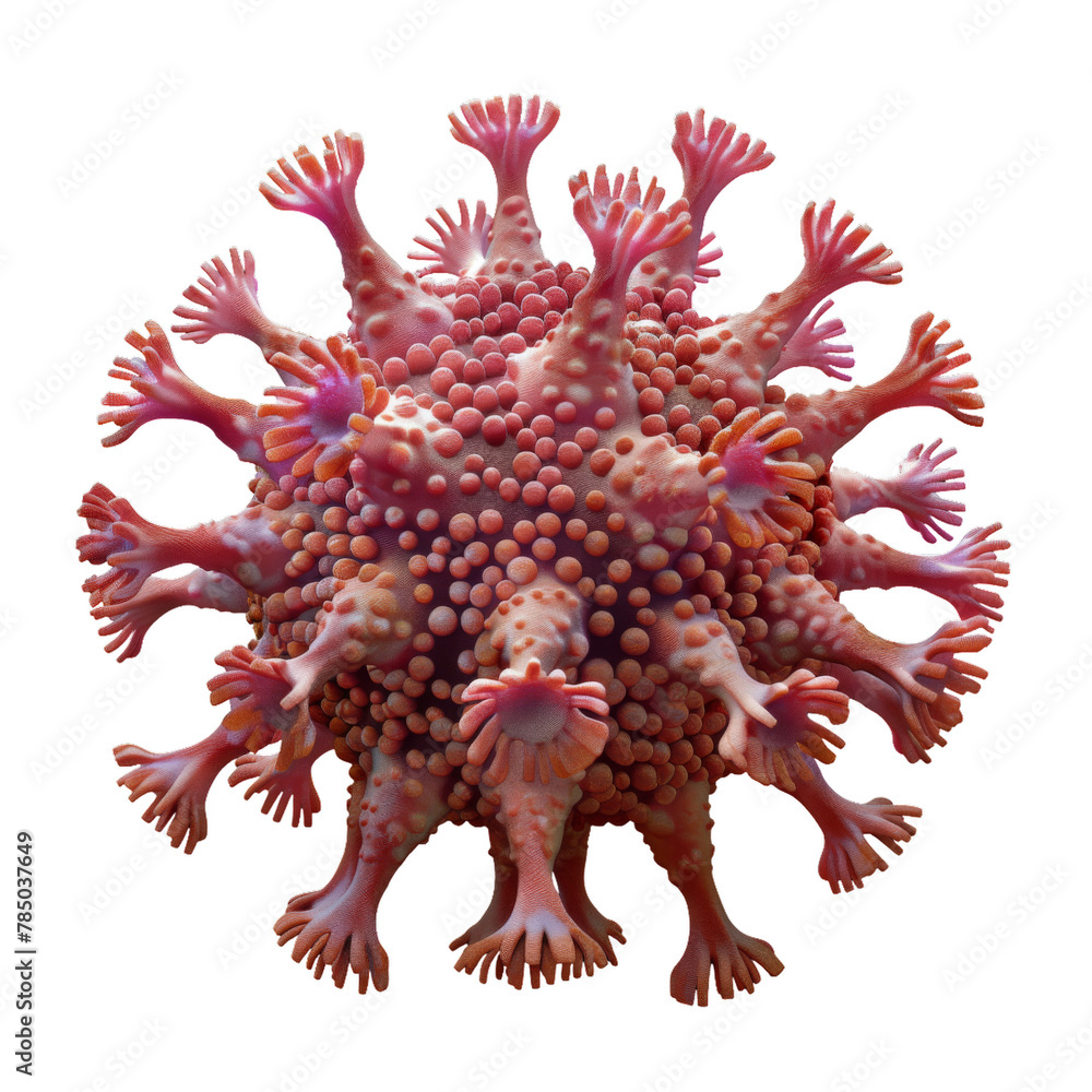rotavirus the bacterium is isolated on a transparent background ...