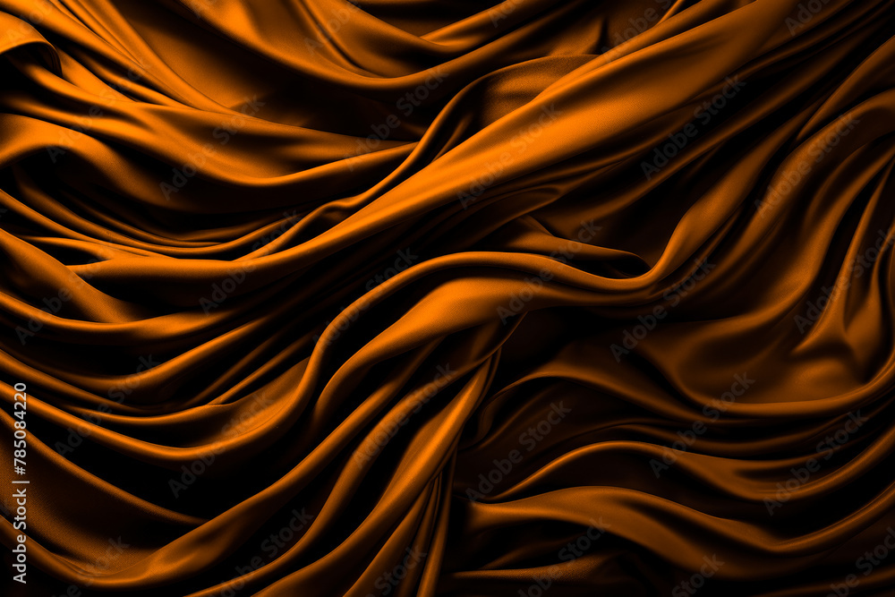 copper coloured 3D surface pattern with similar curved surface features ...