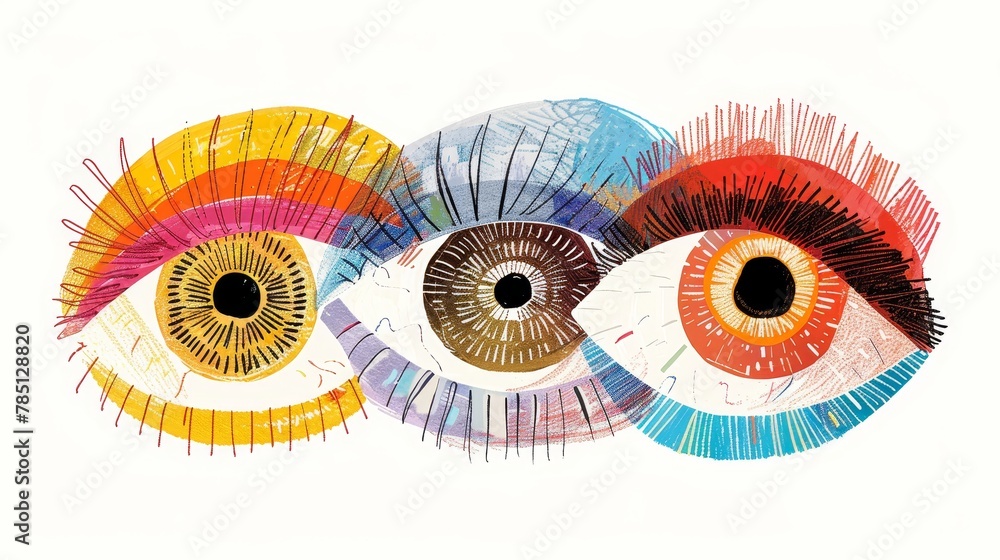 Color constancy illusions, The perceived color of an object remaining ...