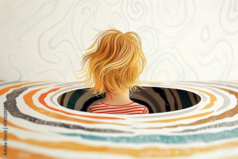 Illusions of depth and distance, Images that create the illusion of ...