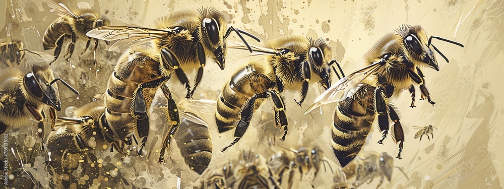 Capture the intricate movements of a bees waggle dance from an eye ...