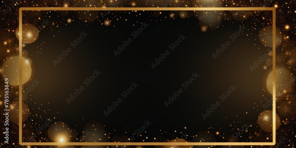 Gold velvet background with golden frame, luxury and elegant template ...