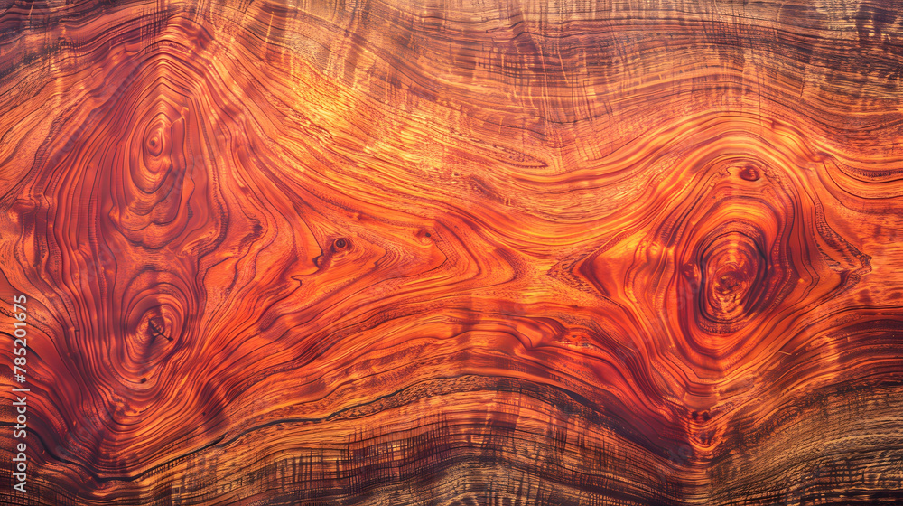 Vibrant cherry red stained wood texture with a high gloss finish. Rich ...