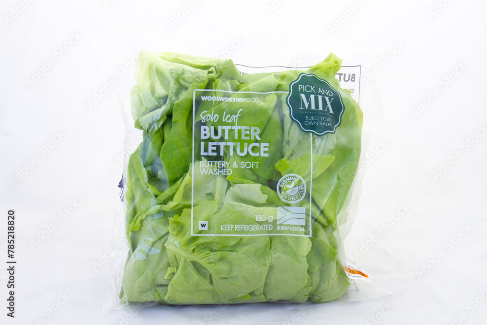Johannesburg, South Africa - solo leaf butter lettuce from Woolworths ...