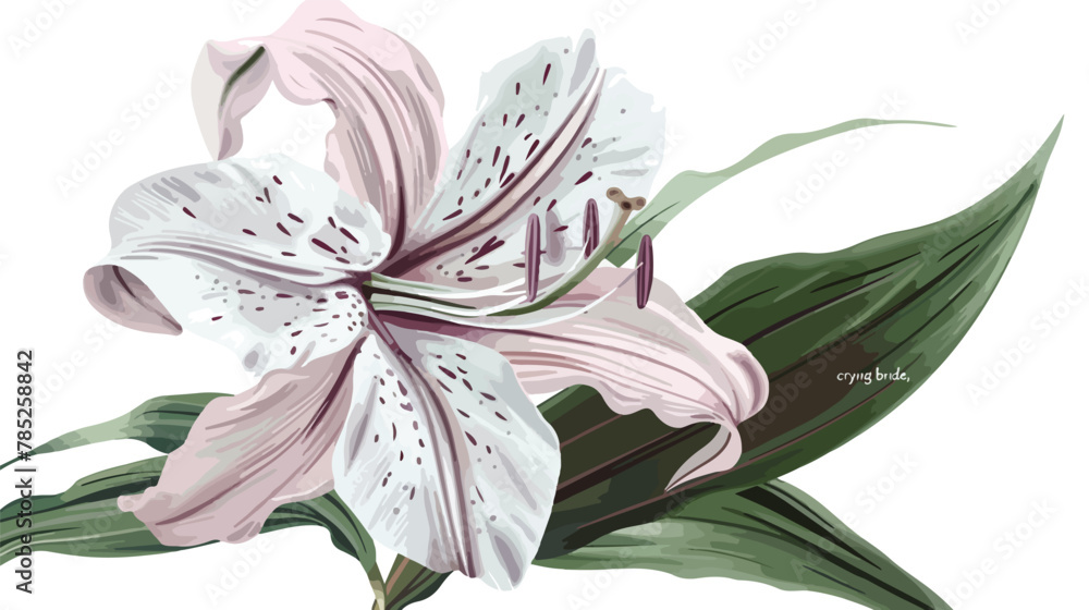 The unique Ters Lale flower also known as the crying Stock Vector ...