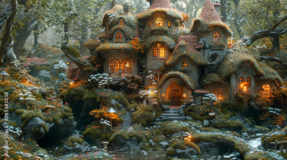 Fairy Tale Scenes: Create whimsical scenes reminiscent of fairy tales ...