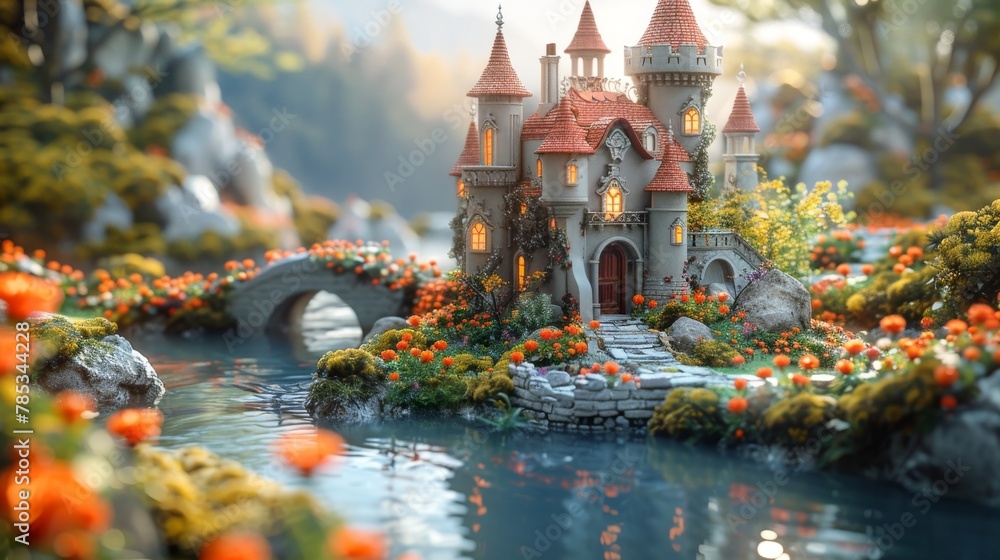 Fairy Tale Scenes: Create whimsical scenes reminiscent of fairy tales ...