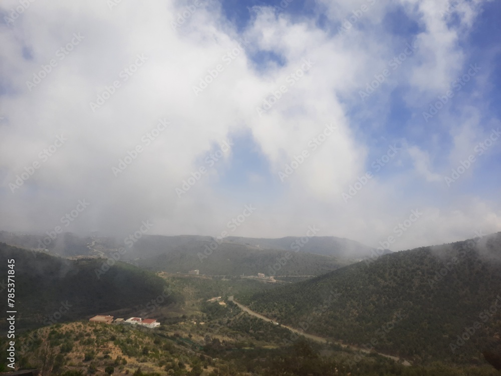 Mesmerizing natural beauty of Abha in Saudi Arabia in the summer season ...