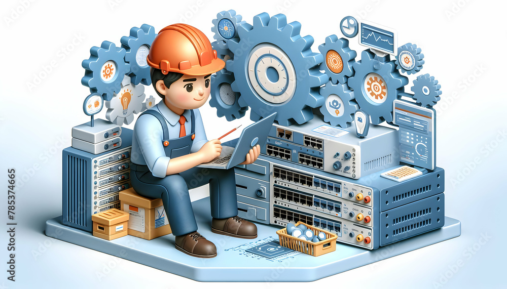 Network Engineering: Configuring Robust 3D Icon Network System for ... Network Engineering: Configuring Robust 3D Icon Network System for ...