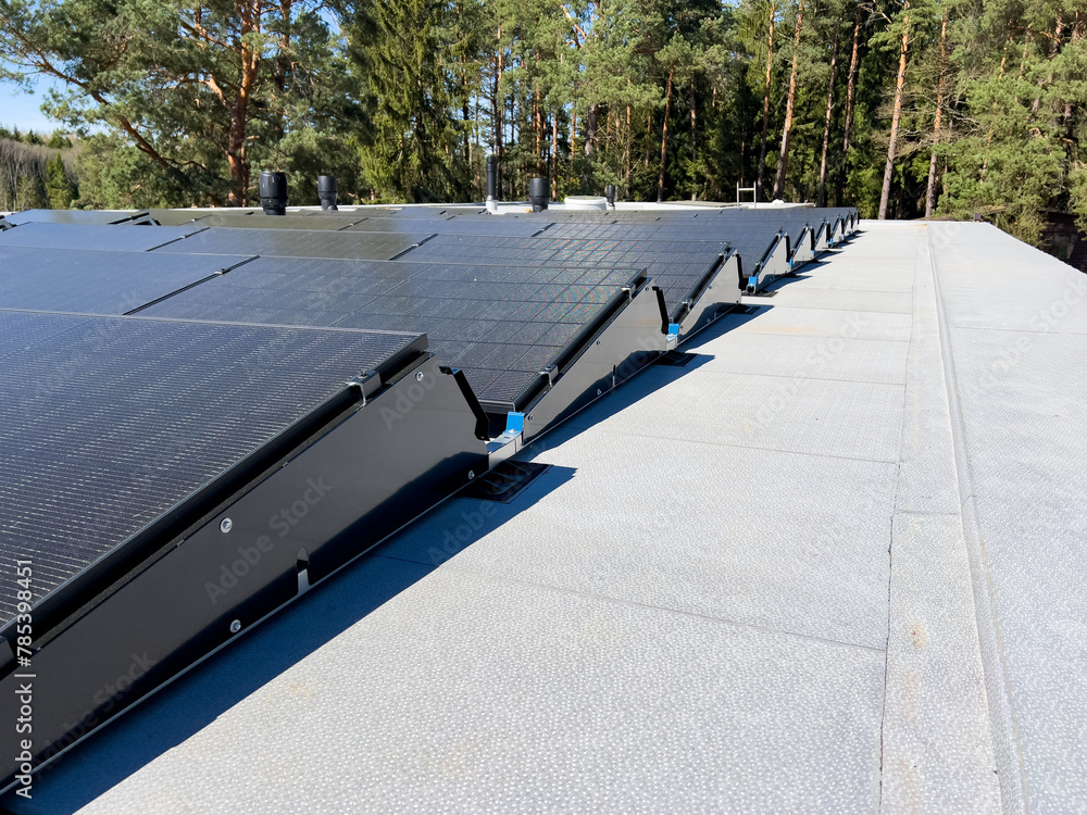 Photovoltaic System. Mounting Structure for Solar PV Power Plant ...