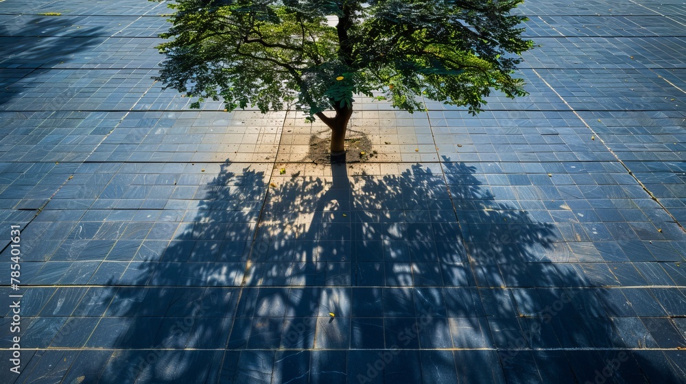 Environmental Concepts: A photo of a leafy tree casting a shadow over ...
